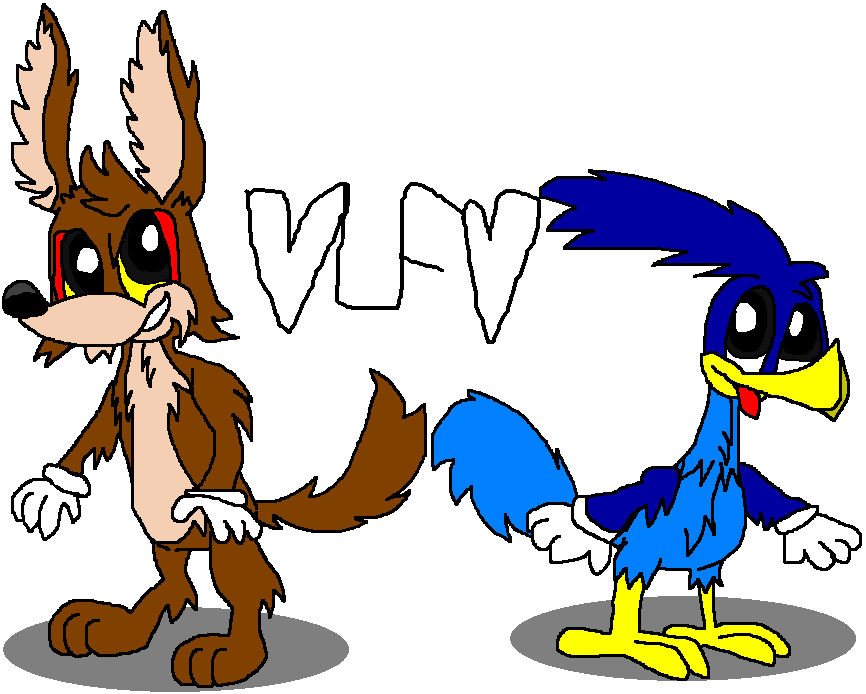 Sth Style Wile E Coyote And Roadrunner By Laceypowerpuffgirl On