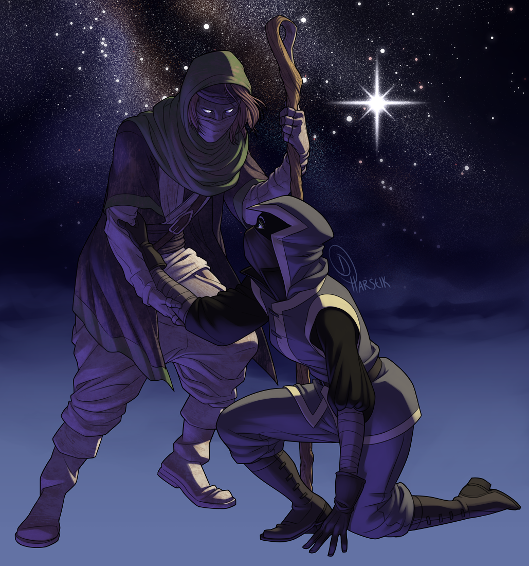Thistle Encounters The Wanderer Commission By Harseik On Deviantart