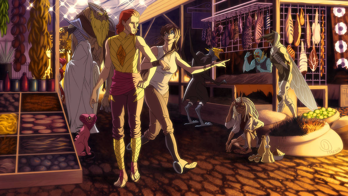 Sam And Jaine Attend The Market Commission By Harseik On Deviantart