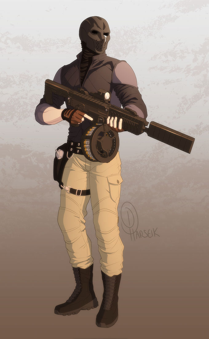 The Sad Man Commission By Harseik On Deviantart