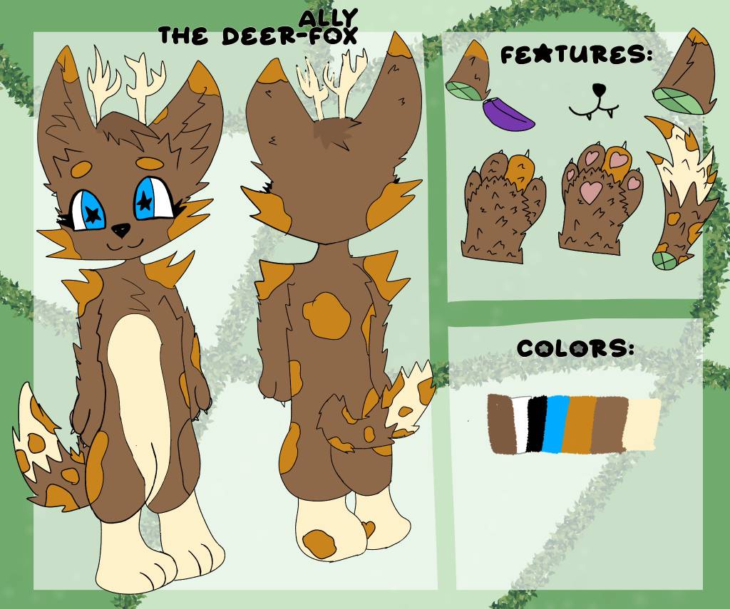 Ally ref 3.0 by a11y0fox0deer on DeviantArt Ally ref 3.0 by a11y0fox0deer on DeviantArt