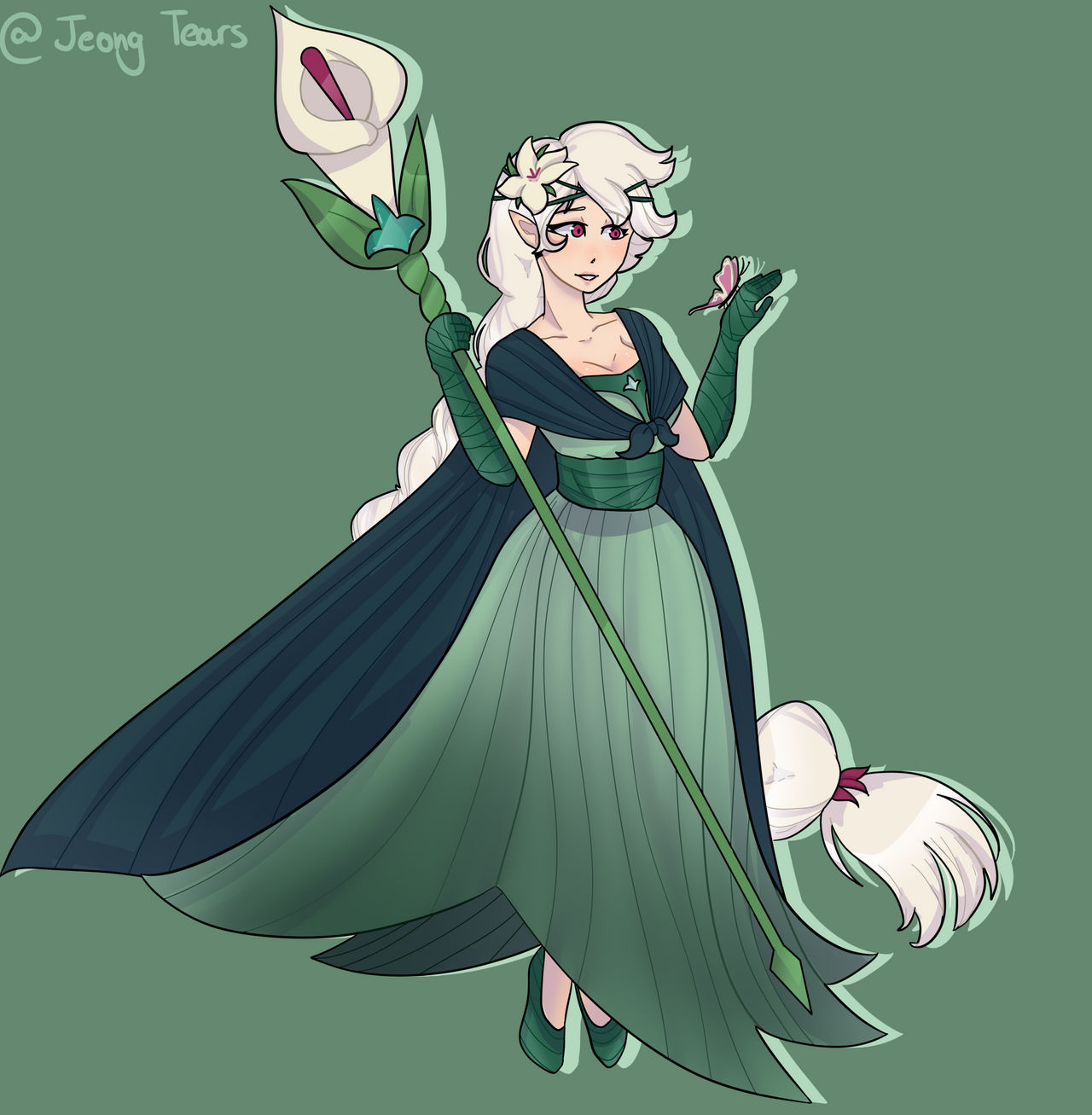White Lily Cookie By Jeongtearss On Deviantart
