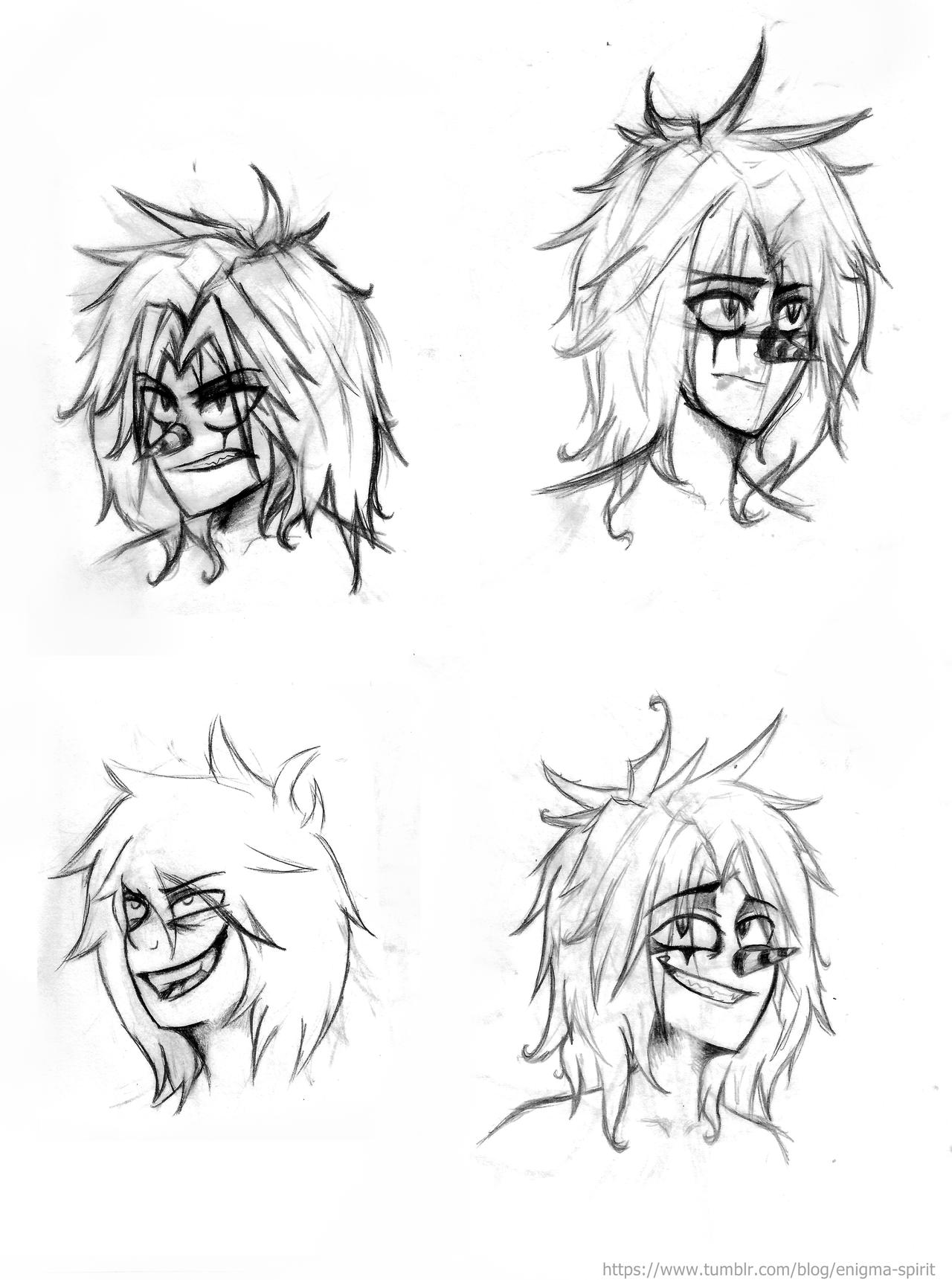 Sketch Laughing Jack Jeff The Killer By En Sigma On Deviantart