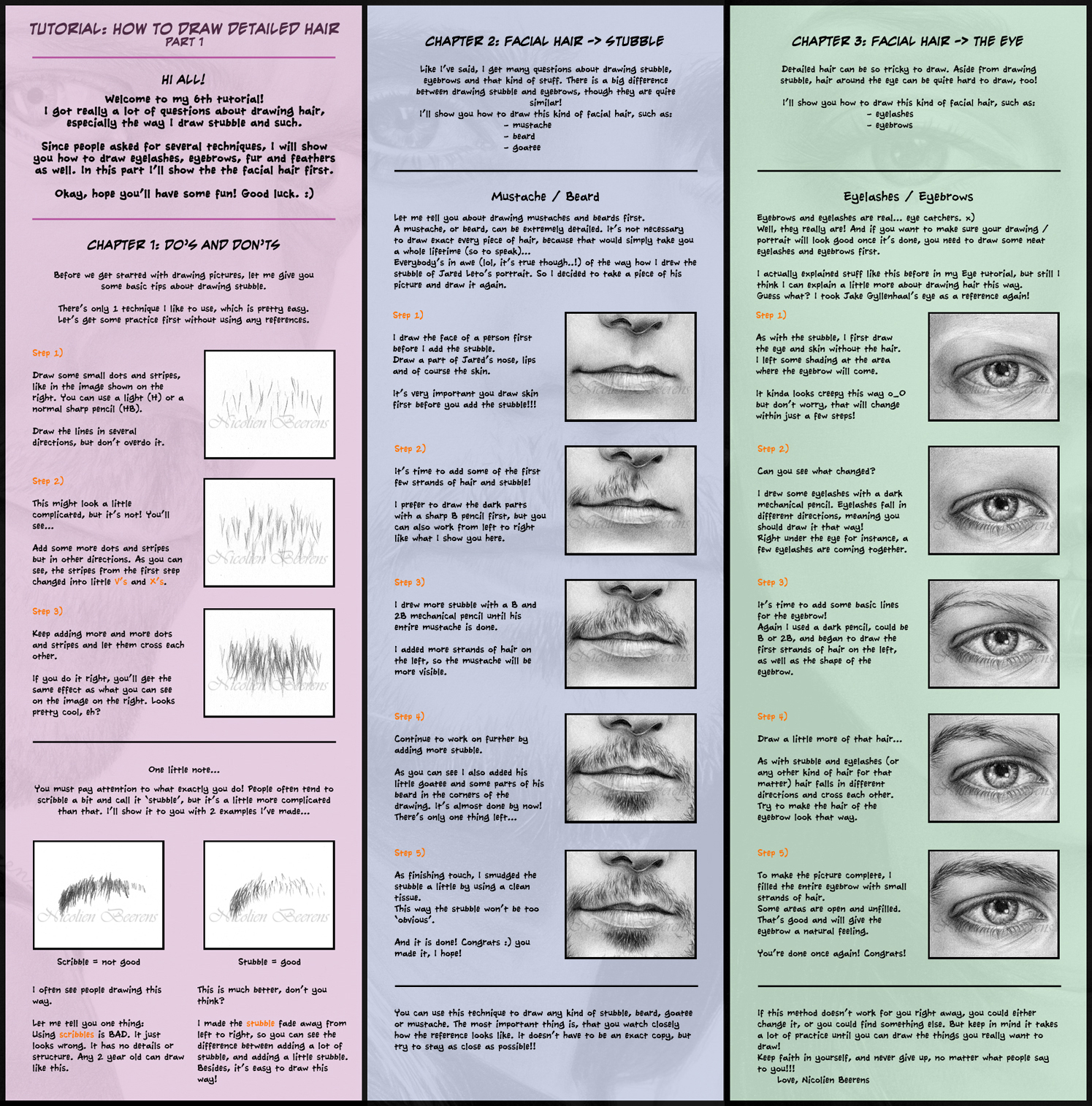 Tutorial Detailed Hair Part 1 By Cataclysm X On Deviantart