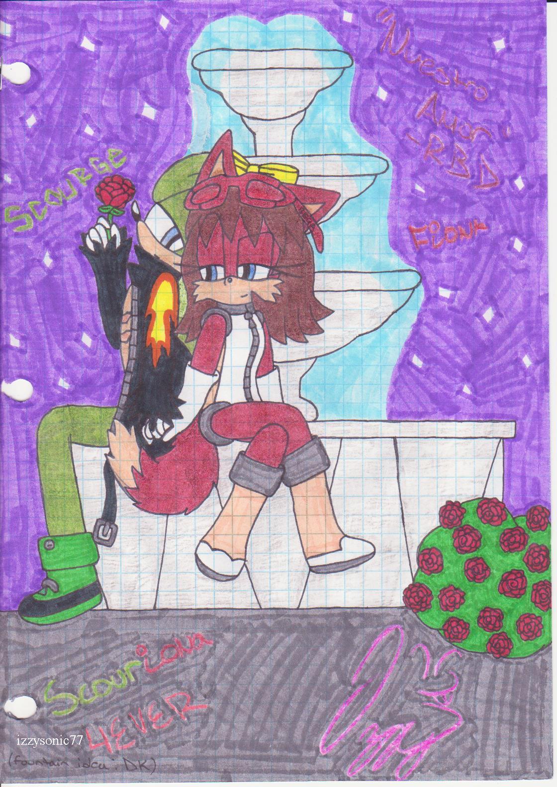 Scourge X Fiona Nuestro Amor By Izsonic77 On Deviantart