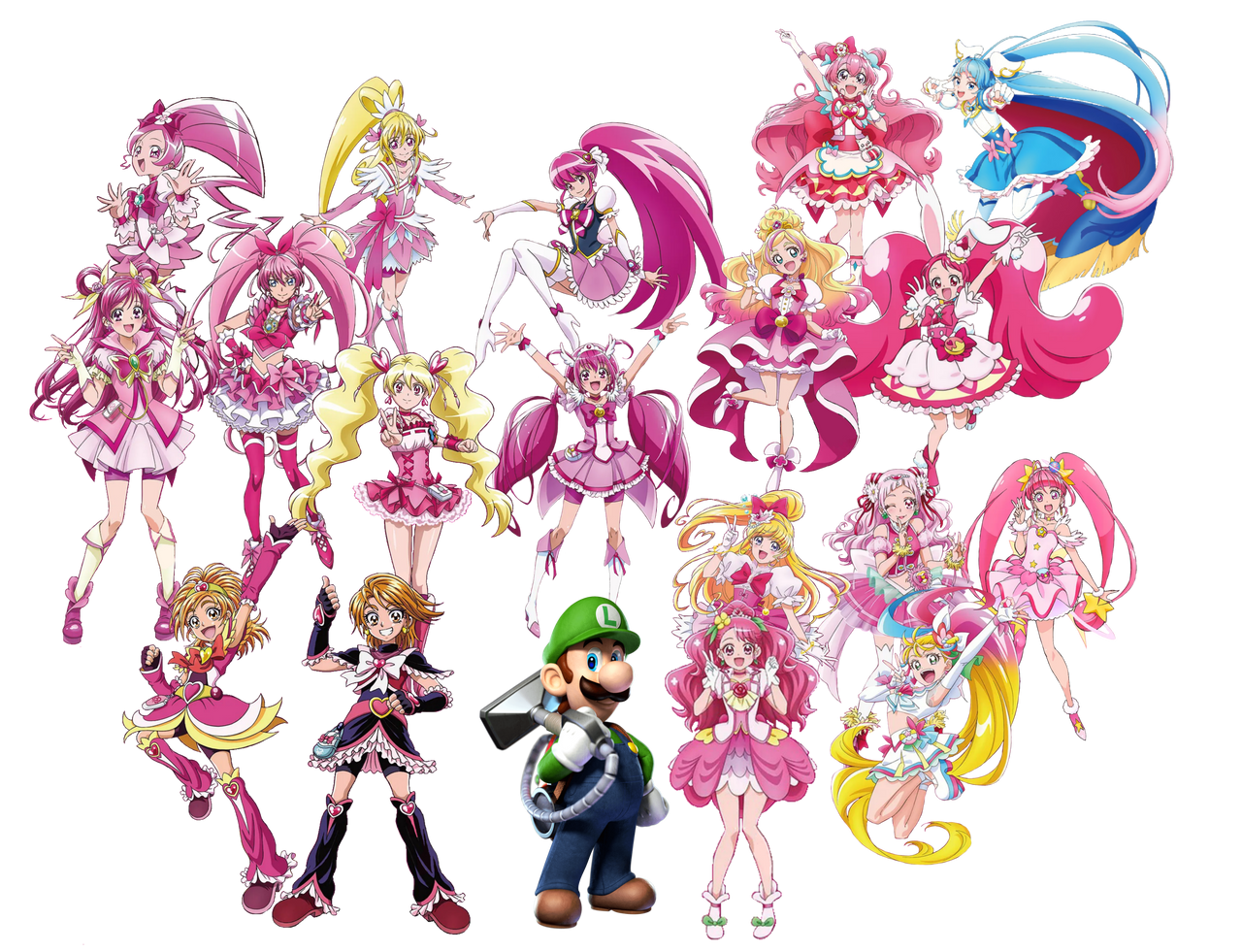 Luigi Mansion Group Luigi By Monsterhigh38 On Deviantart
