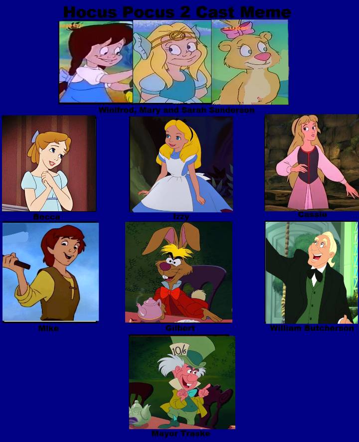Hocus Pocus 2 Cast Meme By Gabumonlispector2241 On Deviantart