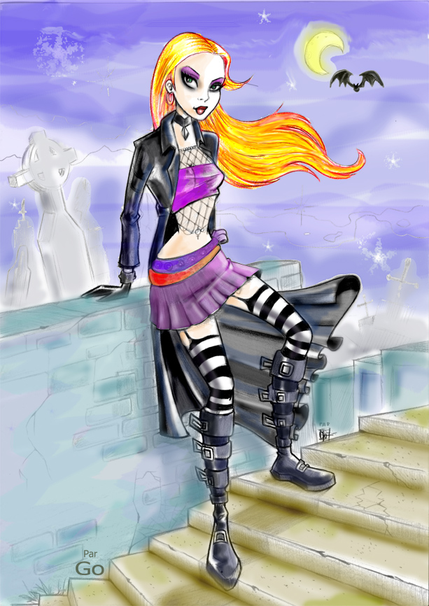Goth Girl by Go-Dark on DeviantArt