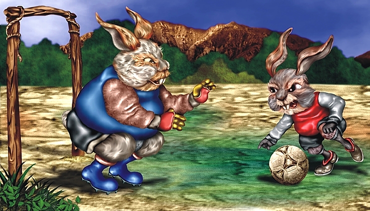 Rabbit Soccer by LokSenAn on DeviantArt