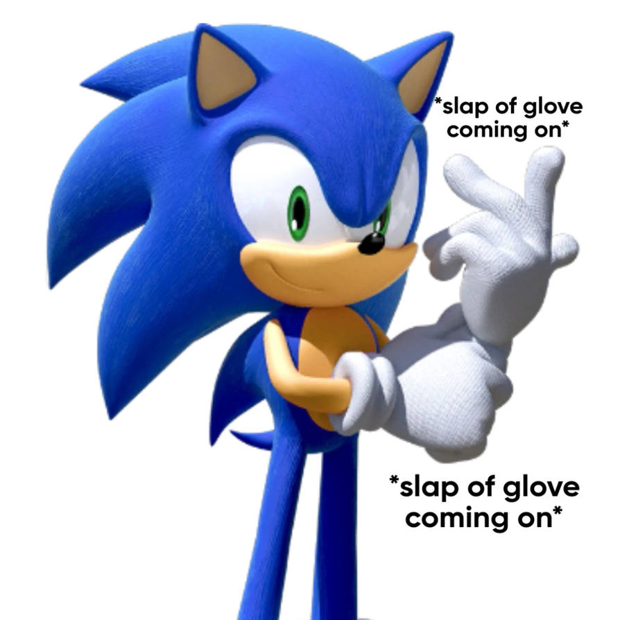 Sonic Puts His Gloves On By Soniccccccccccccccc On Deviantart