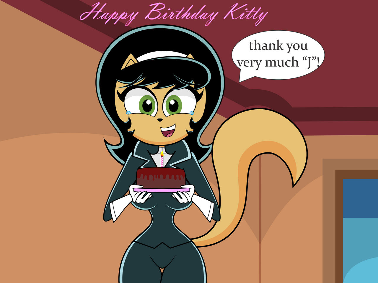 Kitty Katswell Birthday Redraw By Kitty20spykat On Deviantart