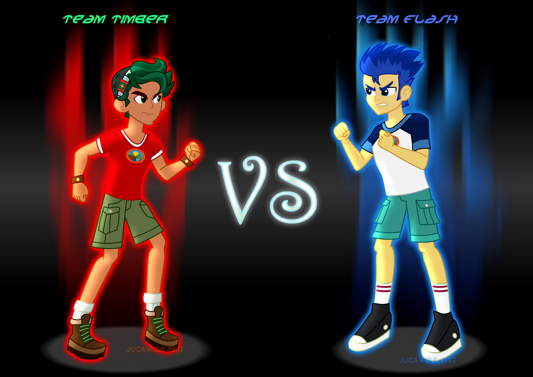 Flash Sentry Vs Timber Spruce By Jucamovi1992 On Deviantart
