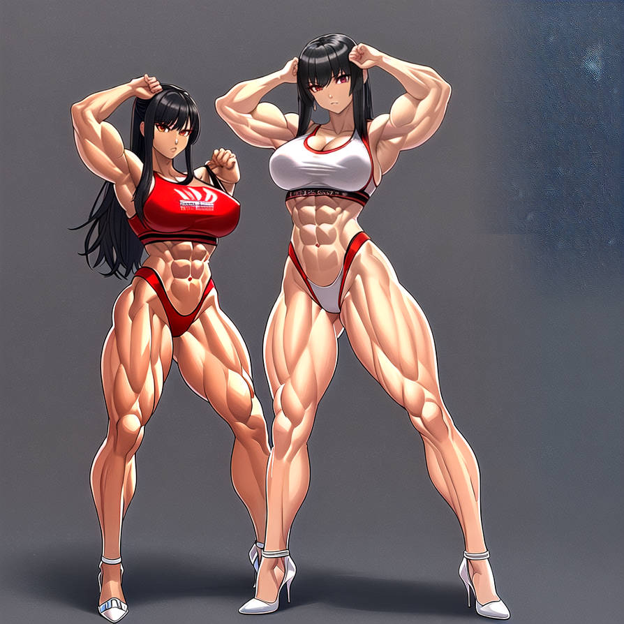 Female Bodybuilder Flexing By Efisiensi On Deviantart