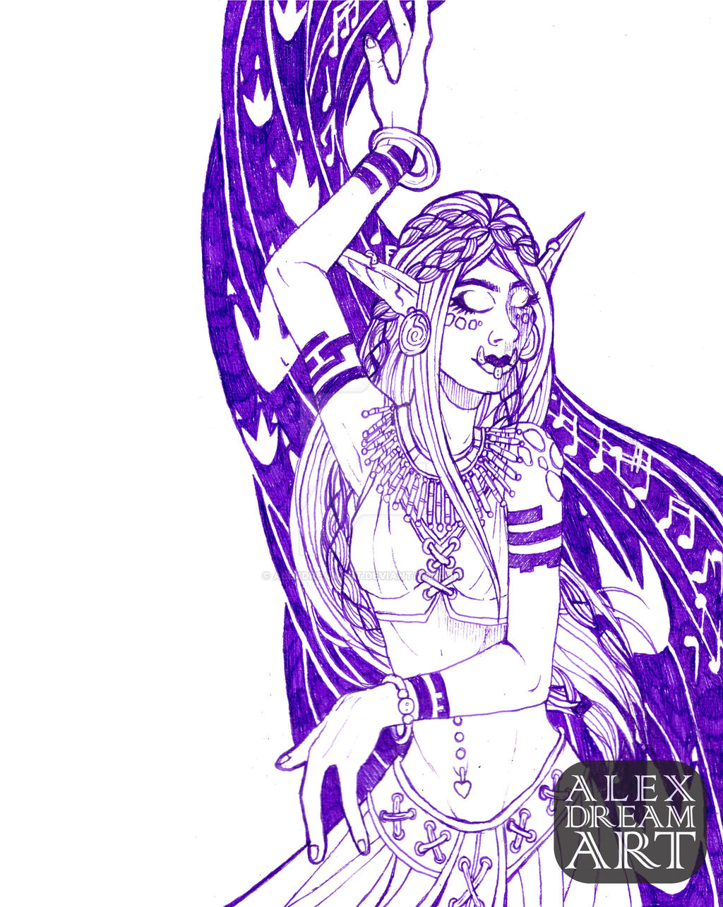 Dinomancer Dancer Commission By Alexdreamart On Deviantart