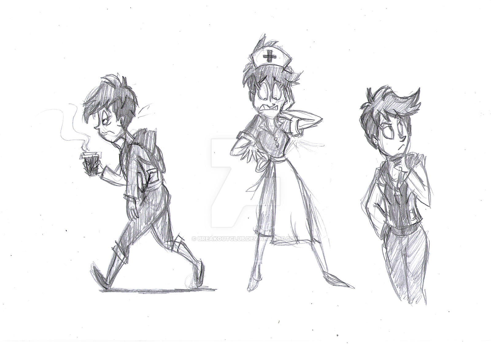 Kassie Sketches By Breakoutclub On Deviantart