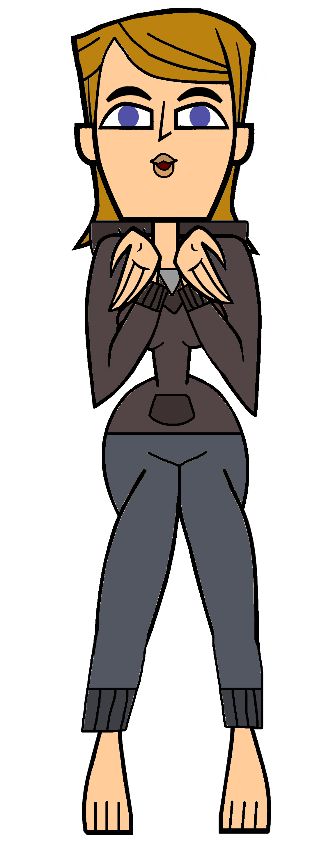 Jo Blowing Kisses In Barefeet Front By Mawii17 On Deviantart