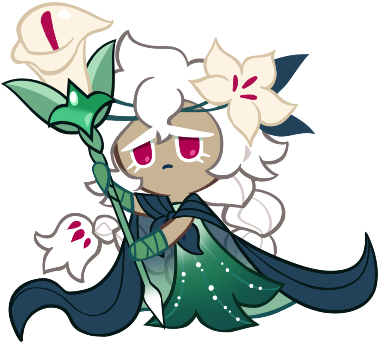 White Lily Cookie By Mawii17 On Deviantart
