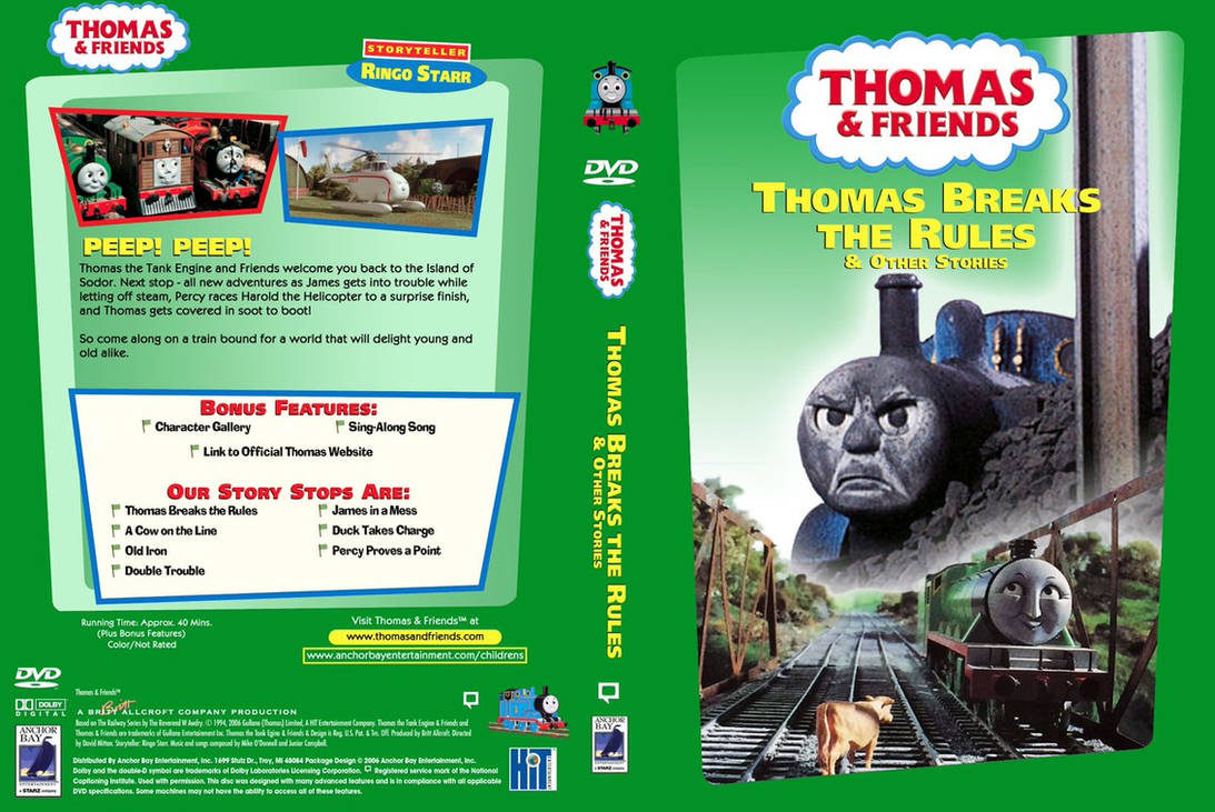 Thomas Breaks The Rules DVD Artwork by LukeB21 on DeviantArt Thomas Breaks The Rules DVD Artwork by LukeB21 on DeviantArt