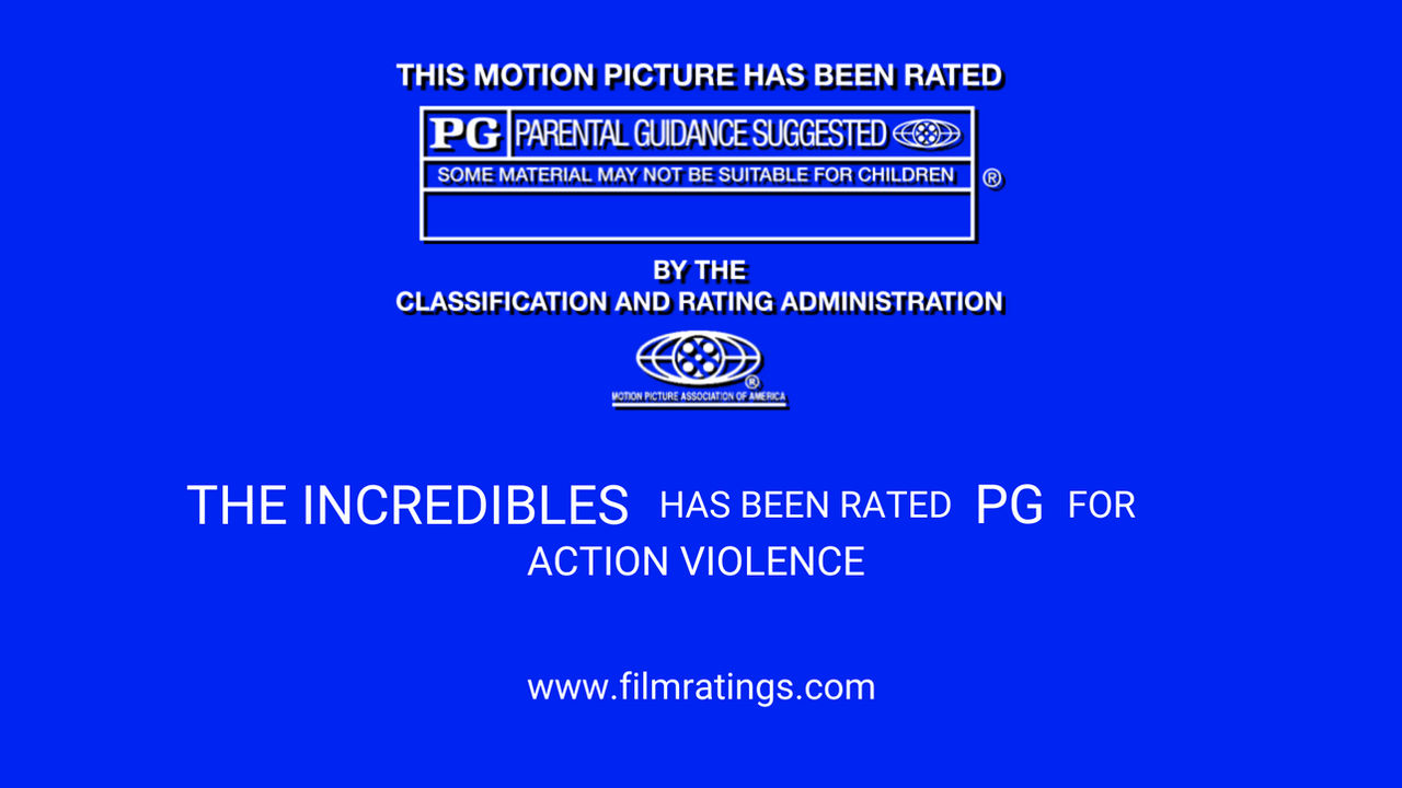 The Incredibles Mpaa Pg Rating Card Nlc By Lukeb21 On Deviantart