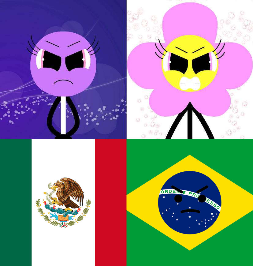 Lollipop And Flower Vs Mexico And Brazil By Kctdae2024 On Deviantart