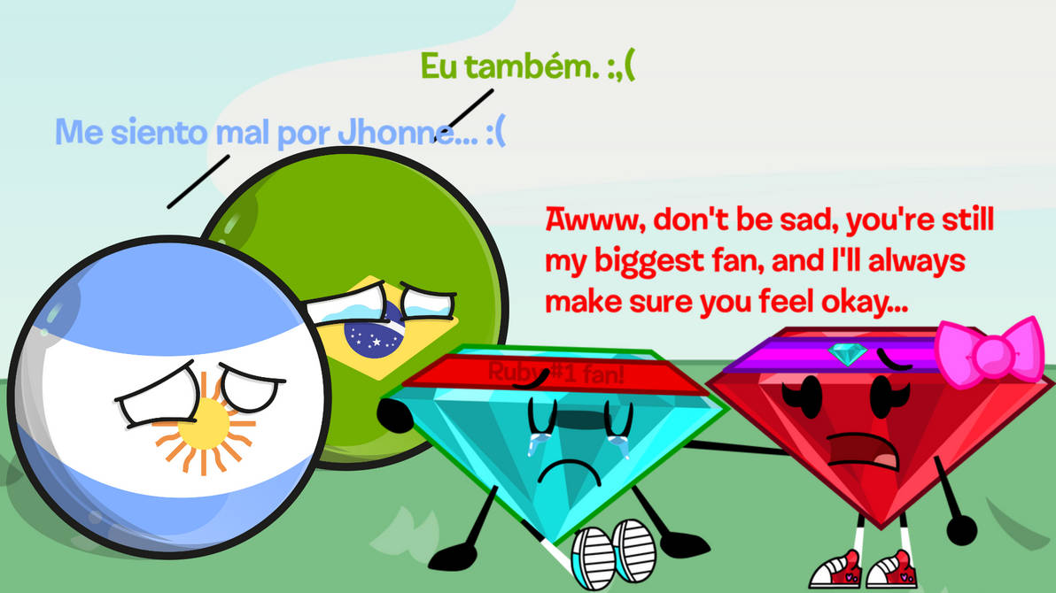 Argentina And Brazil Reacts Ruby Comforting Jhonne By Kctdae2024 On