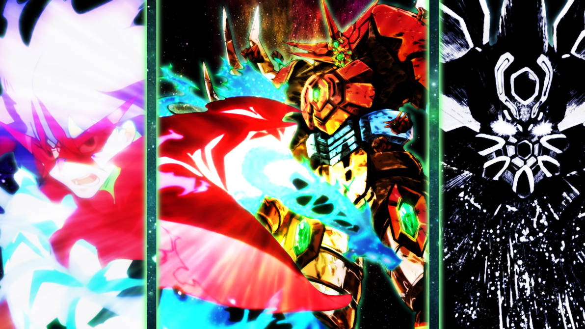 Super Tengen Toppa Gurren Lagann Vs Getter Emperor By Squirrel Ghost On Deviantart