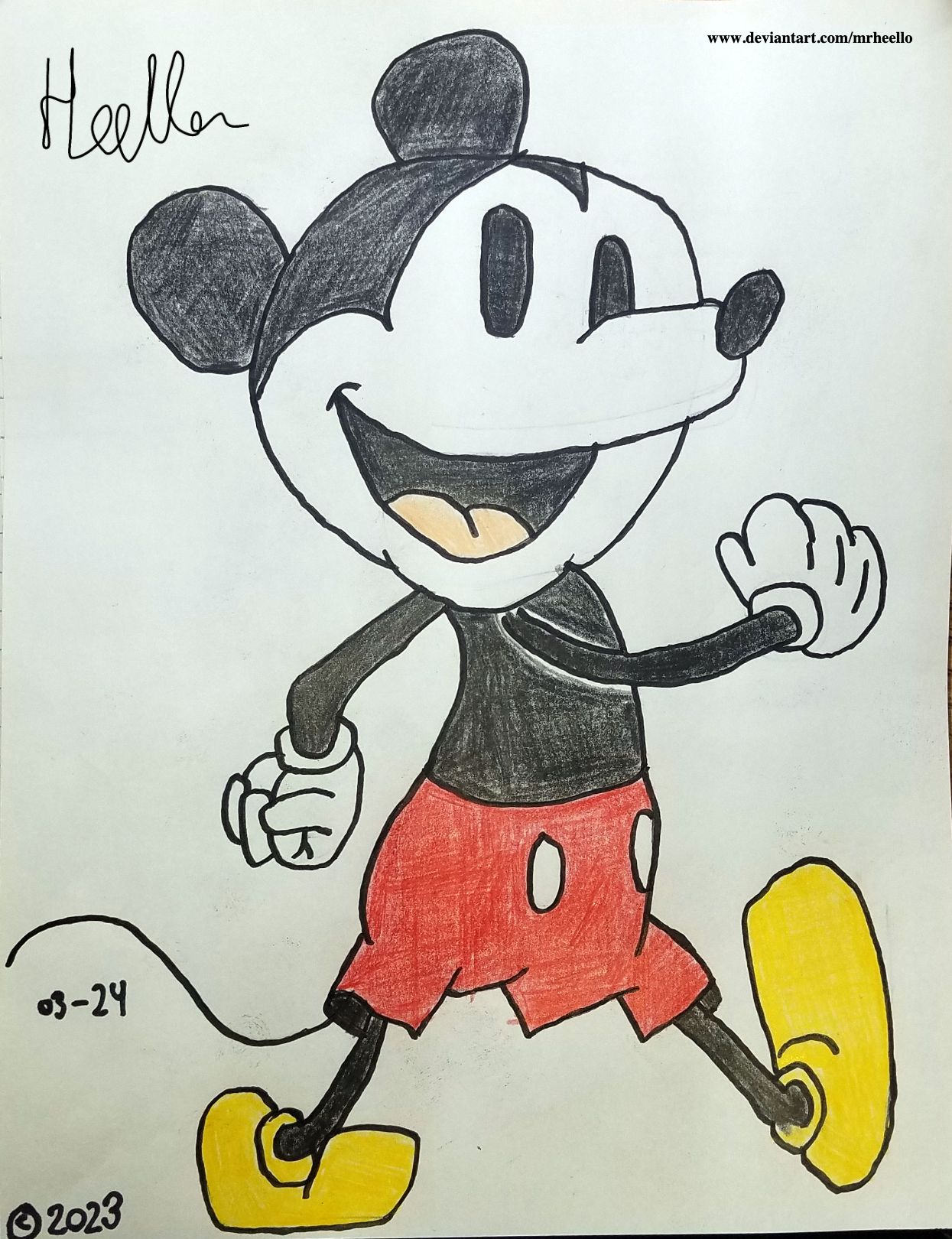 Mickey Mouse Fan Art 1 By Mrheello On Deviantart