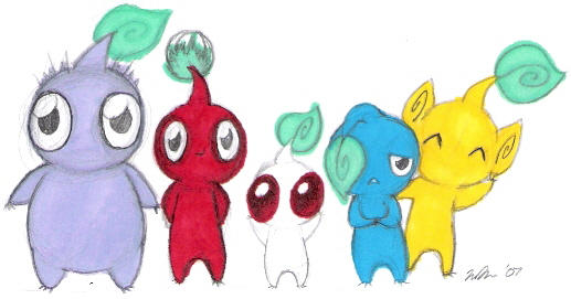 Pikmin by FrostDragonVacu on DeviantArt