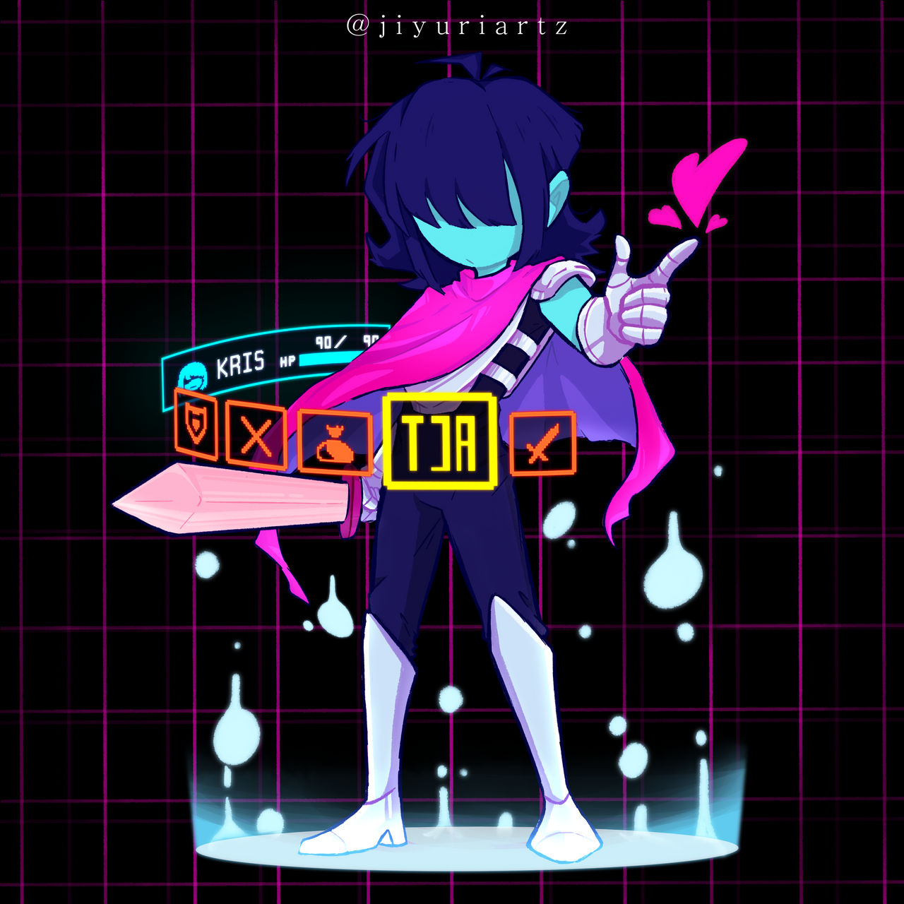 Fanart Kris Deltarune By Jiyuriartz On Deviantart