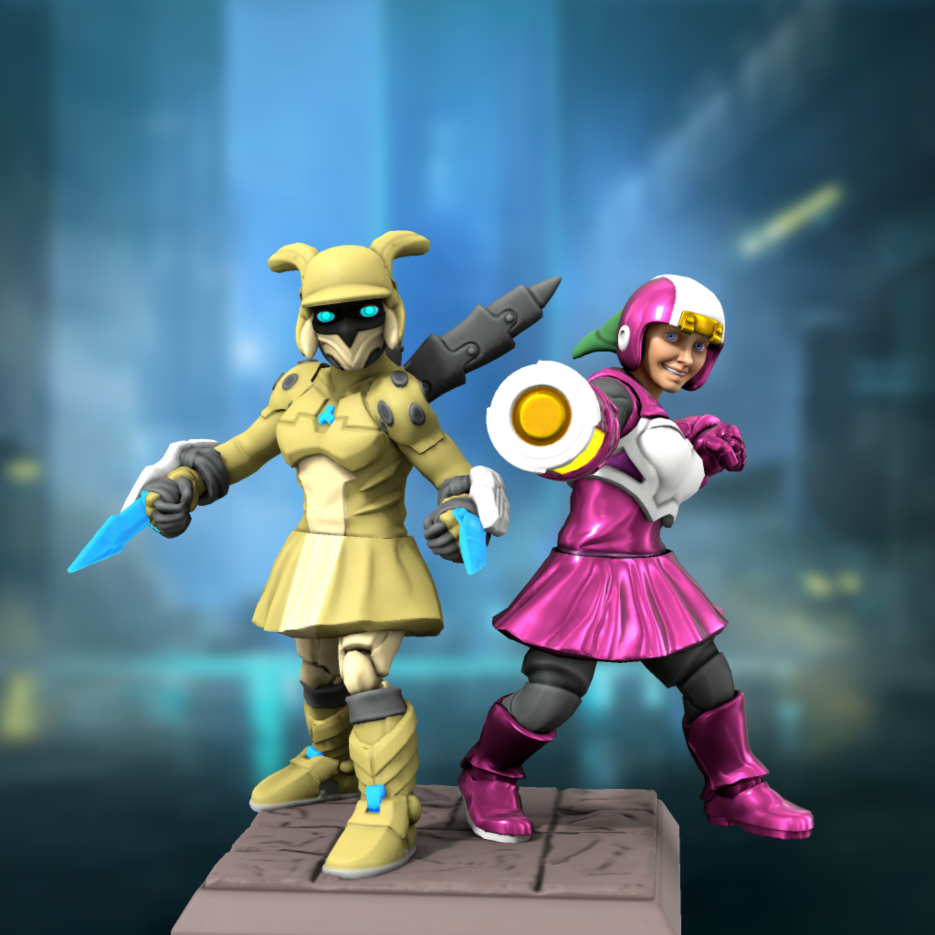 Robot Girls On Duty By Robo2346 On Deviantart