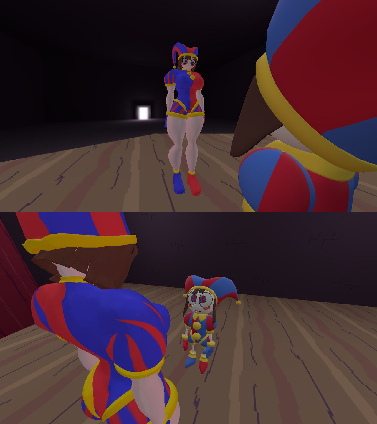 Pomni Meet Pomni Gmod 3 And 4 By Cherrygmod On Deviantart