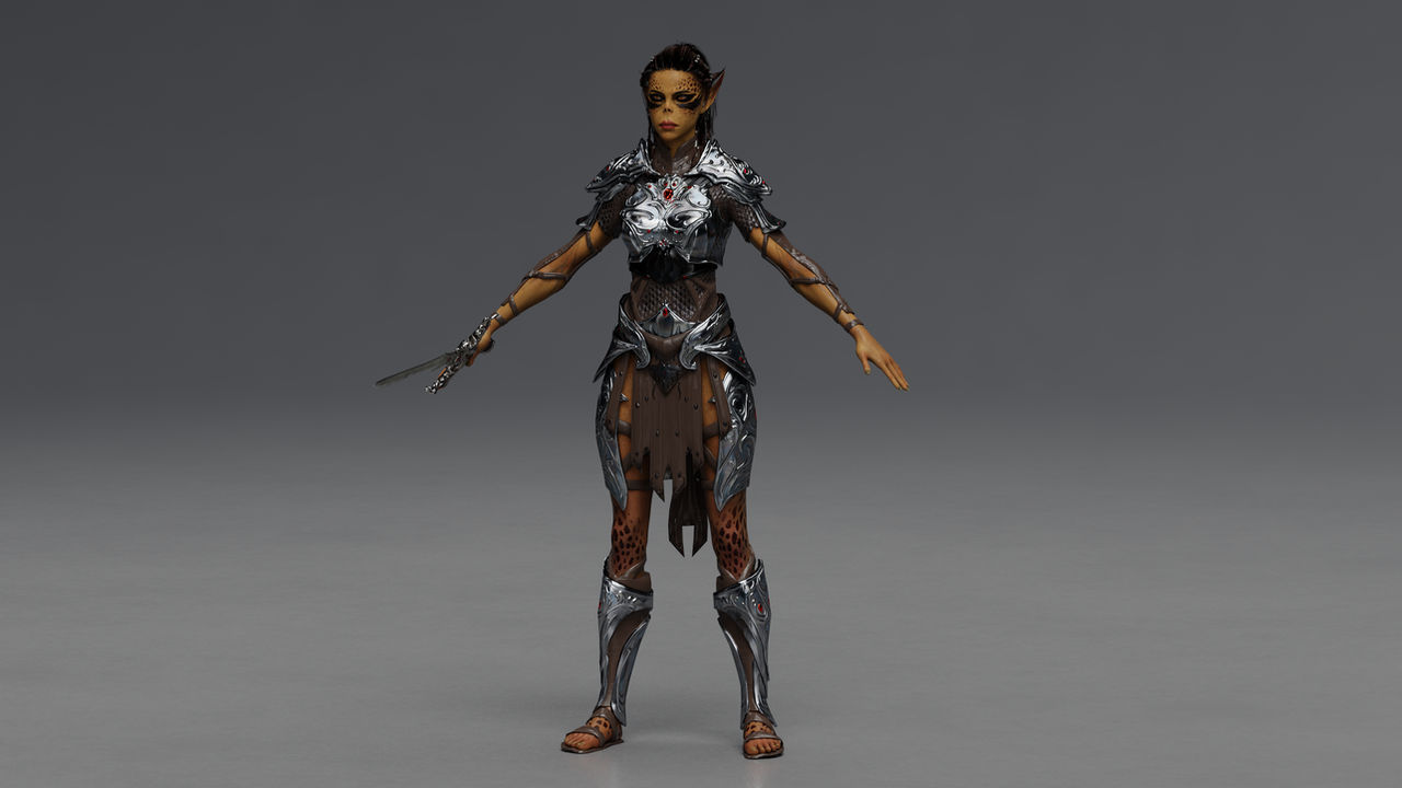 Laezel Preview In Blender 1 By Flipdark95 On Deviantart