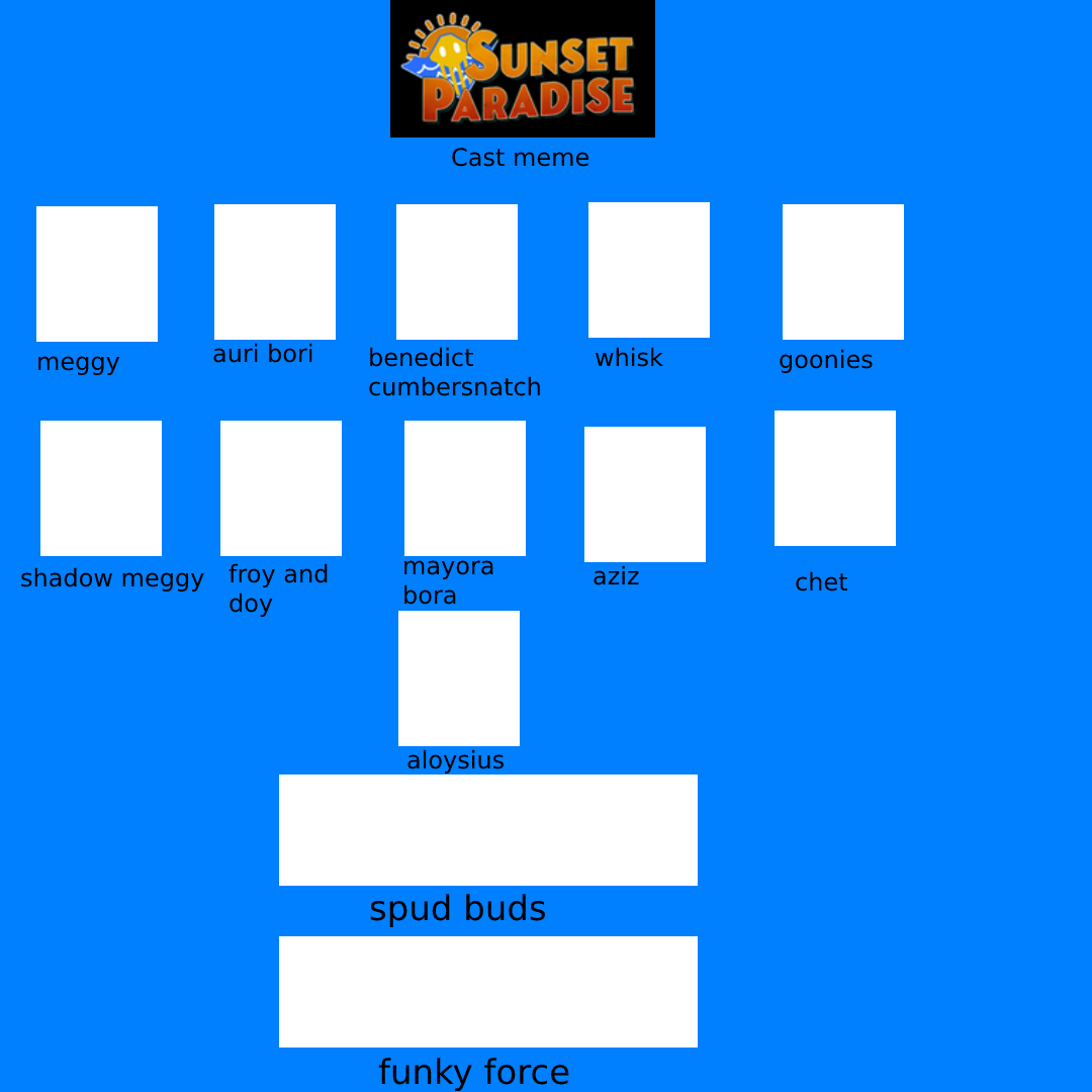 Sunset Paradise Cast Meme By Turboman8 On Deviantart