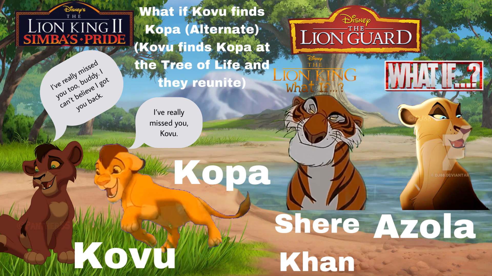 What If Kovu Finds Kopa Alternate By Masteroflaughter On Deviantart