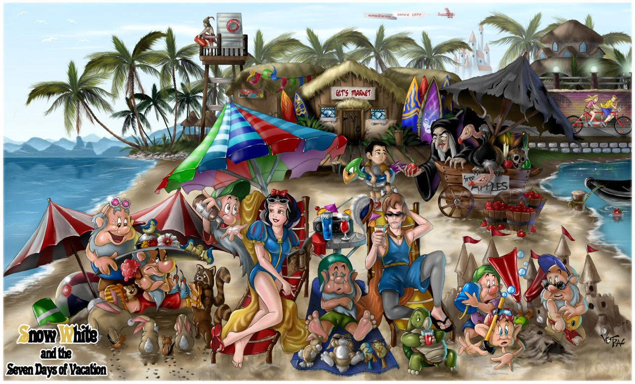 Snowwhite and the 7 days by SkyFinch on DeviantArt