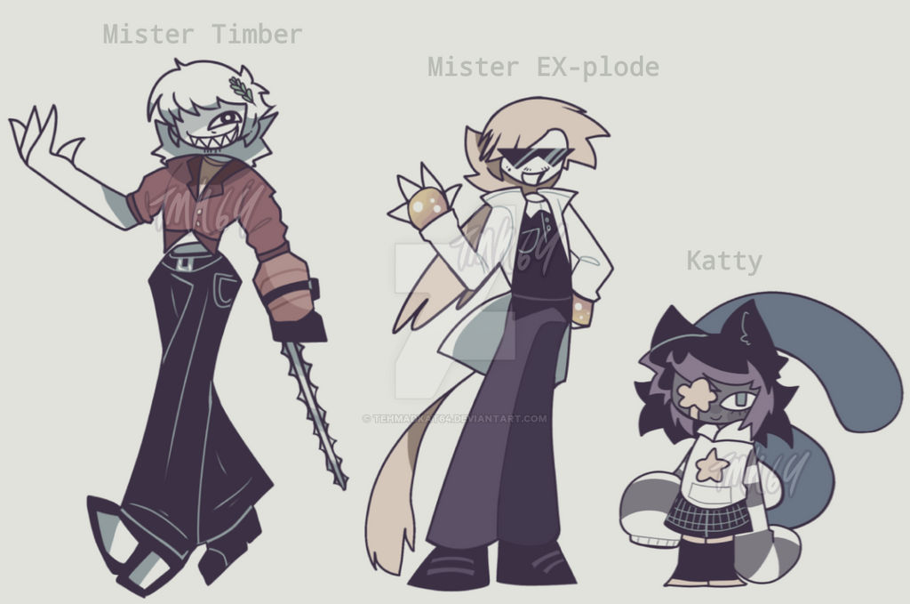 New Fpe Ocs By Tehmadkat64 On Deviantart