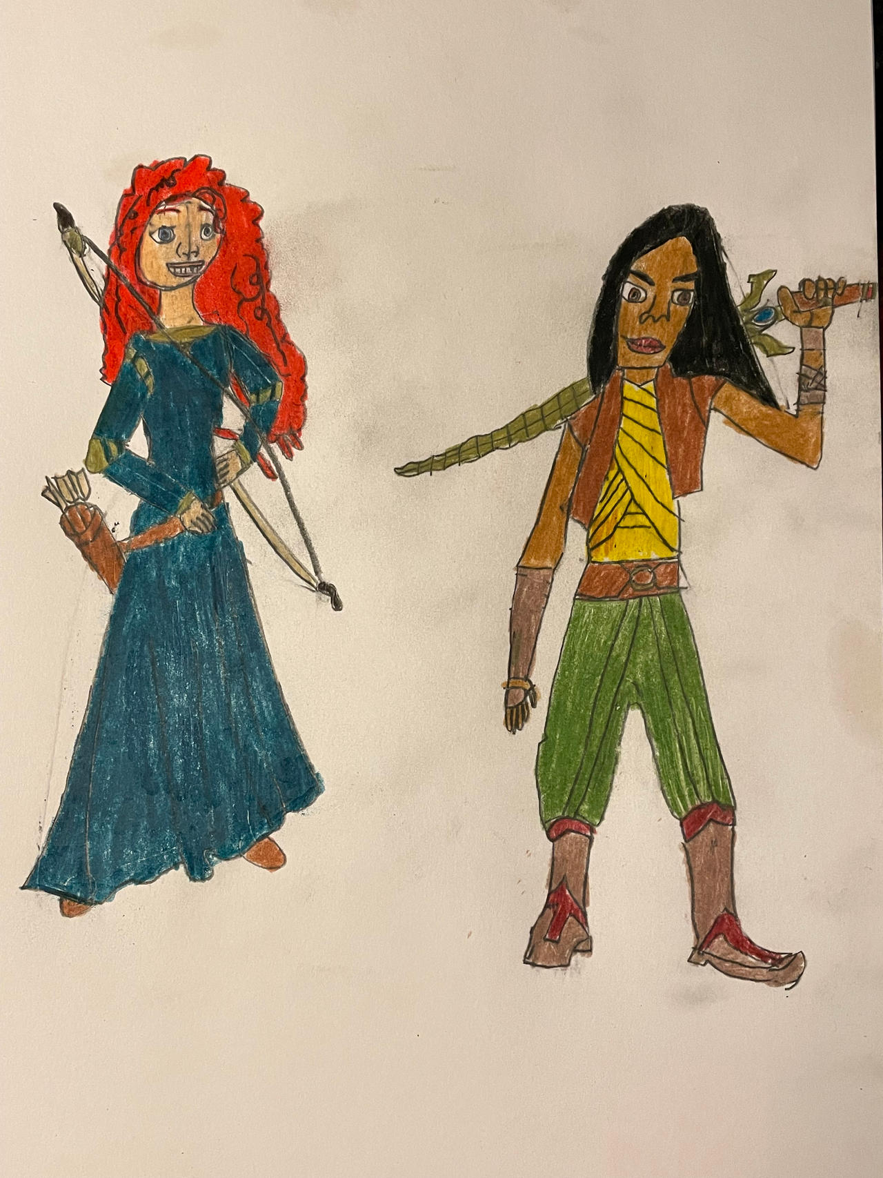 Merida and Raya by Disneyuser776 on DeviantArt Merida and Raya by Disneyuser776 on DeviantArt