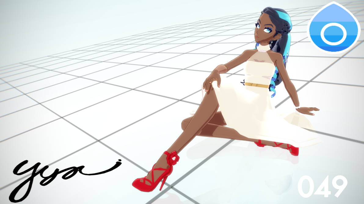 Mmd X Pokemon League Card Nessa Model Edit By Cyanicmmd On Deviantart