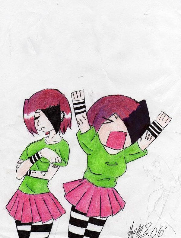 Callab with :darkwolfoukima: by thehappyface on DeviantArt