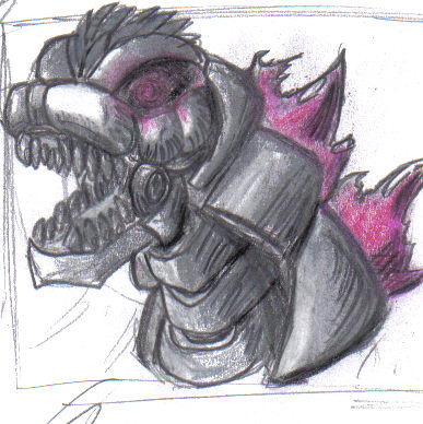 mechagodzilla... head by claw7705 on DeviantArt