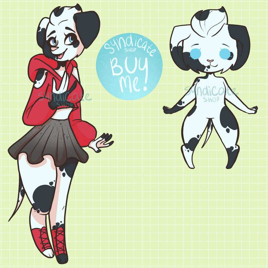 Dalmatian Fursona Adopt 20 Usd Closed By Syndicateshop On Deviantart