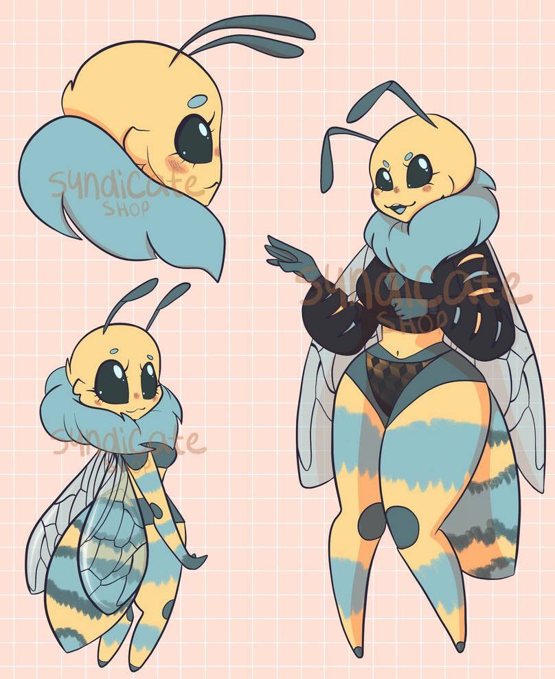 Bee Fursona Adopt 30 Usd Closed By Syndicateshop On Deviantart