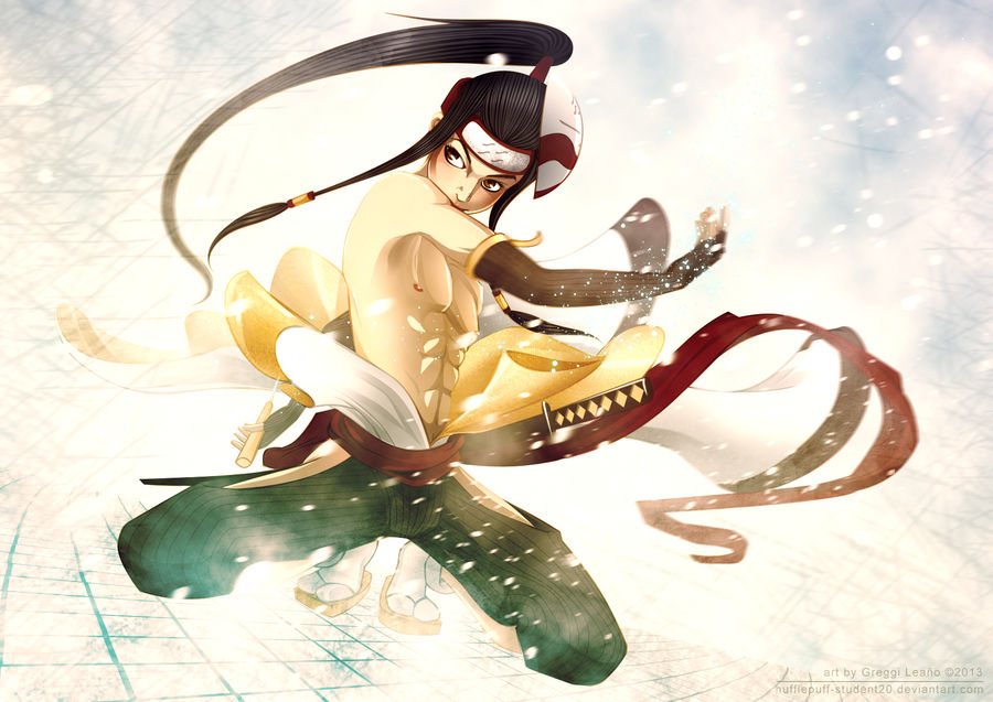 Shirtless Ninja Yuki Haku By Goyong On Deviantart