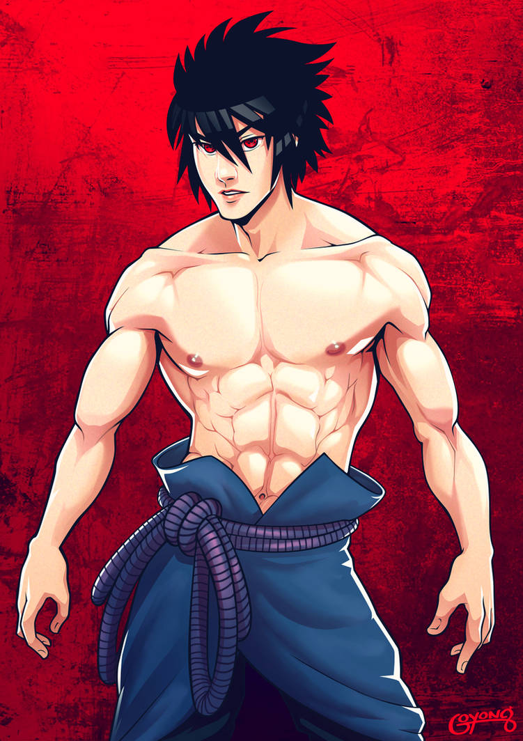 Shirtless Ninja Uchiha Sasuke By Goyong On Deviantart