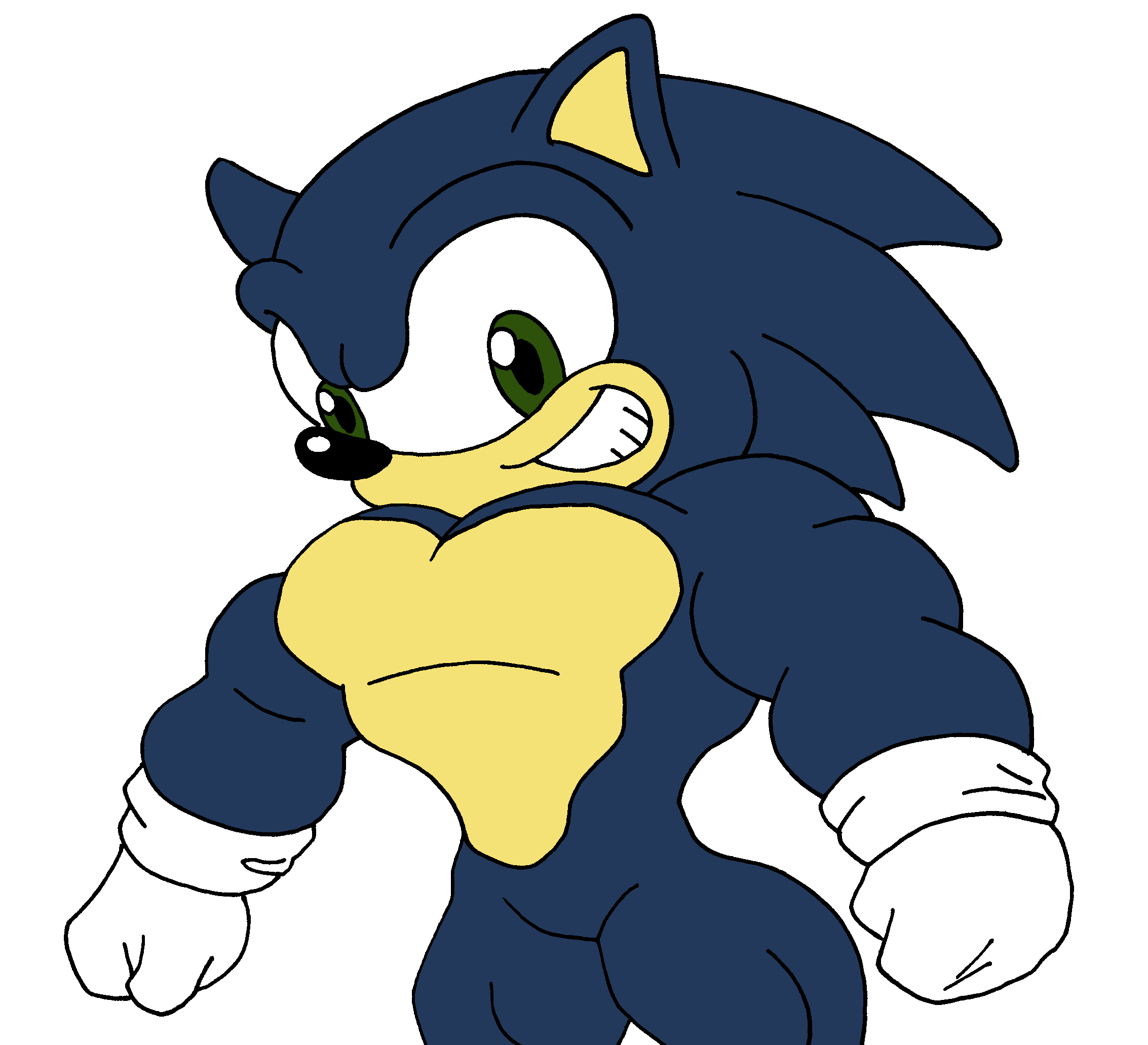 Sonic By Musclevisions On Deviantart