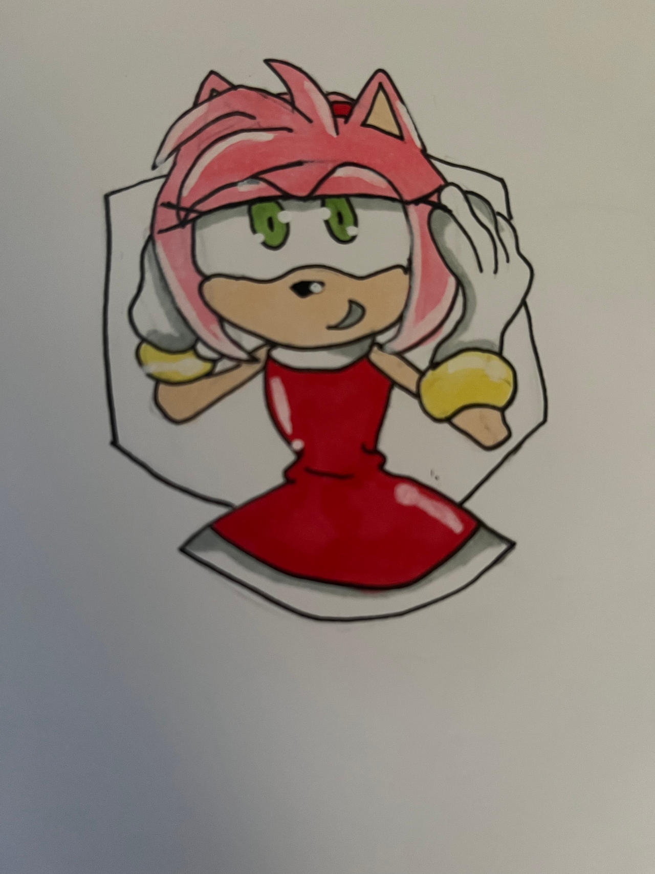 Redraw Of Idw Amy By Iliketodraw44 On Deviantart