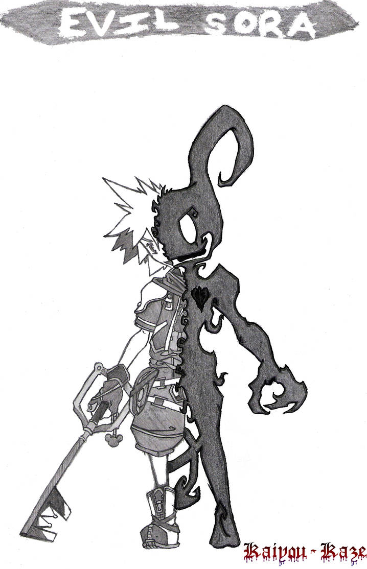 Evil Sora by Kaiyou-Kaze on DeviantArt