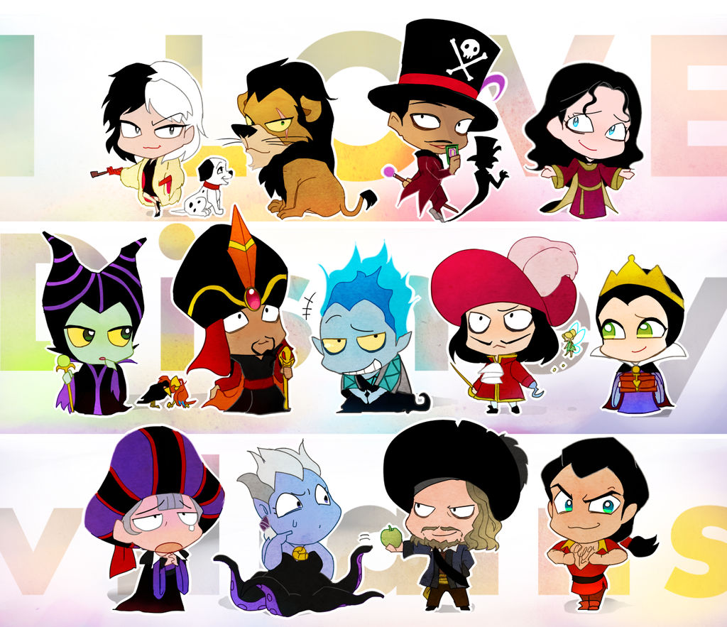 I Love Disney Villains By Y Yuki On Deviantart