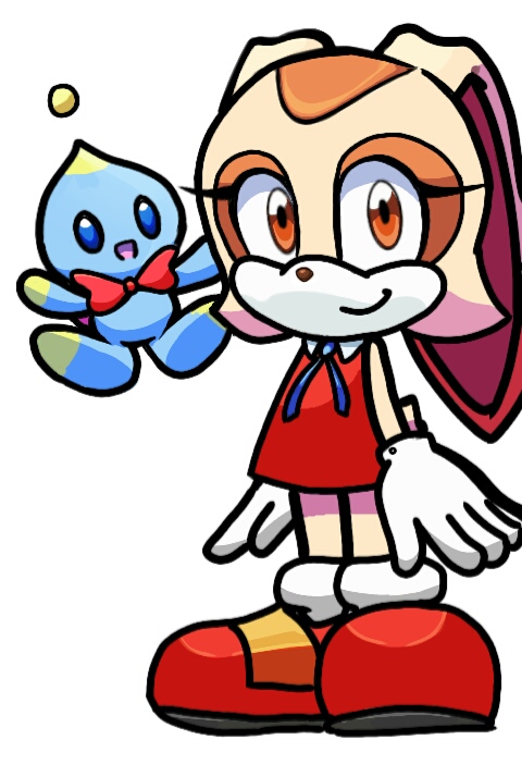 Cream The Rabbit And Cheese The Chao By Dalexic On Deviantart
