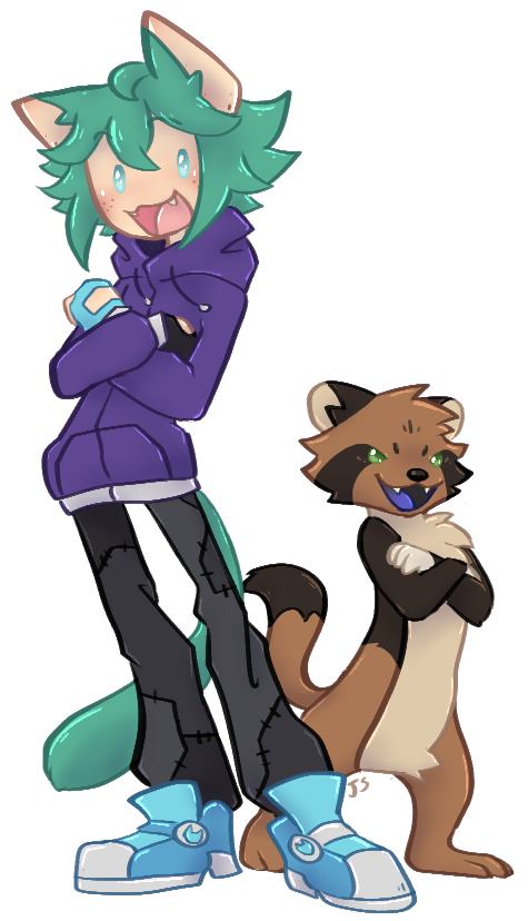 Oc Twin Fullbodies Johnathan And Stoat Example By Johnathanstoat On Deviantart